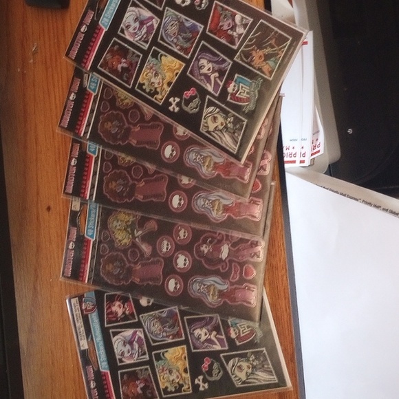 monster high | Other | Monster High Stickers | Poshmark